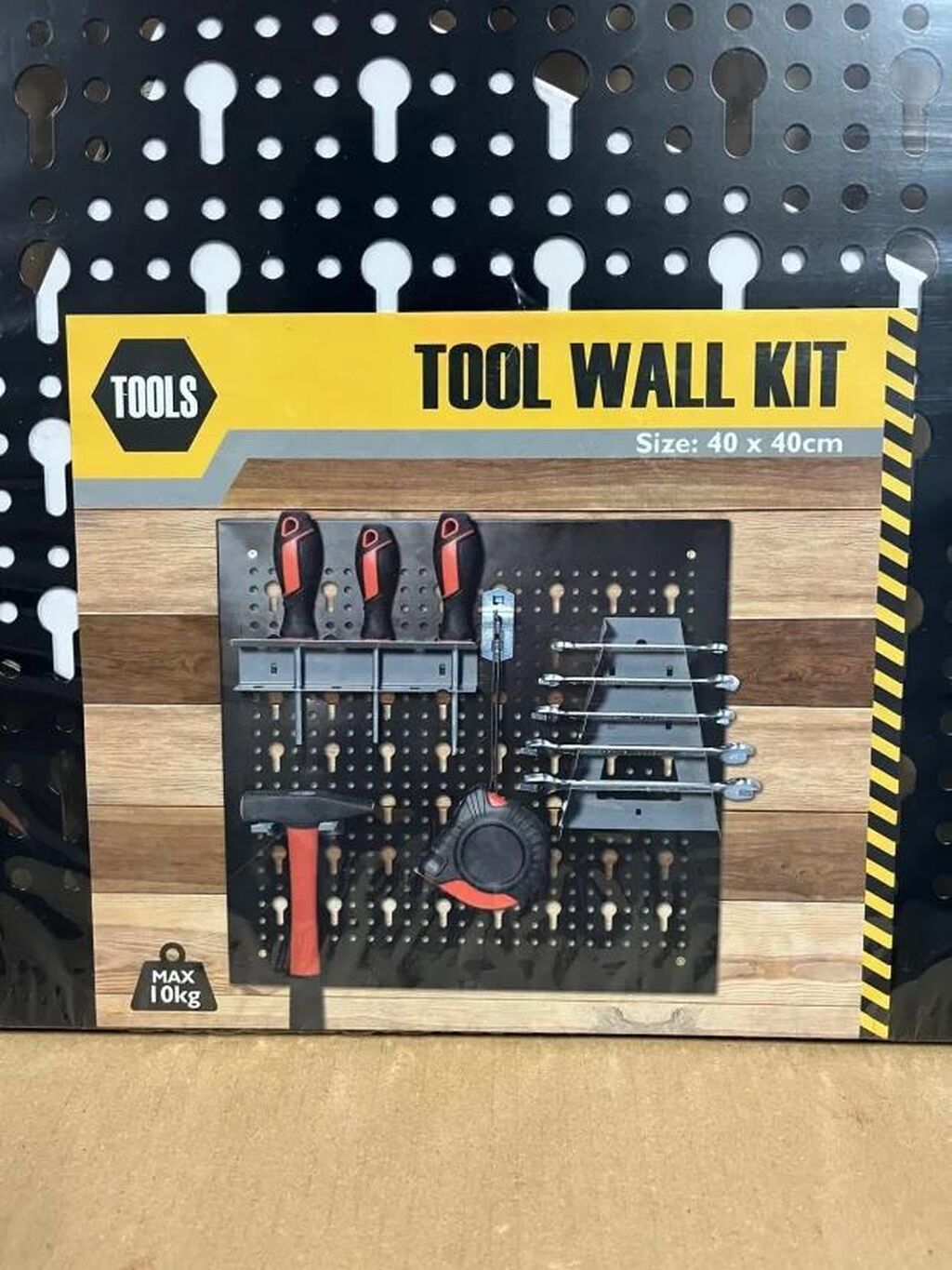 TOOL WALL KIT – zidni panel za alat, 40 x 40 cm - Zidni perforirani
