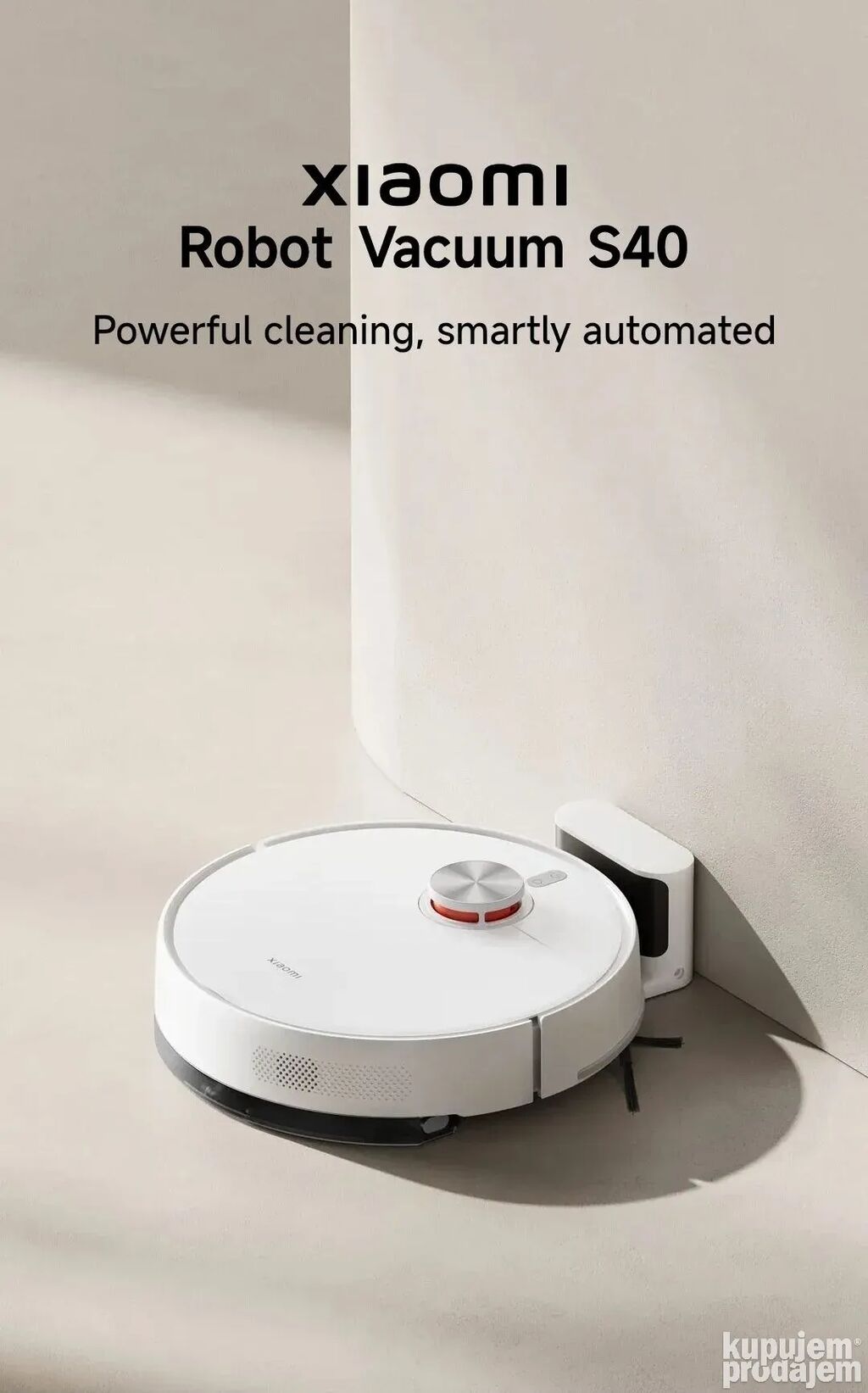 Xiaomi Robot Vacuum S40 – Usisivač + MOP | LDS | 10.000 Pa Novo