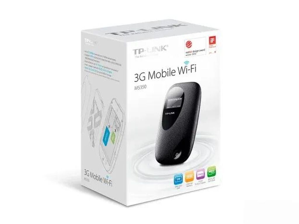 TP-Link M5350 3G Mobile Wi‑Fi (MiFi) – prenosni bežični ruter - 3G