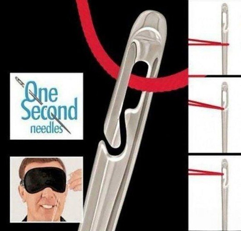 Samonitkujuće igle “One Second Needles” – set - Inovativna ušica sa