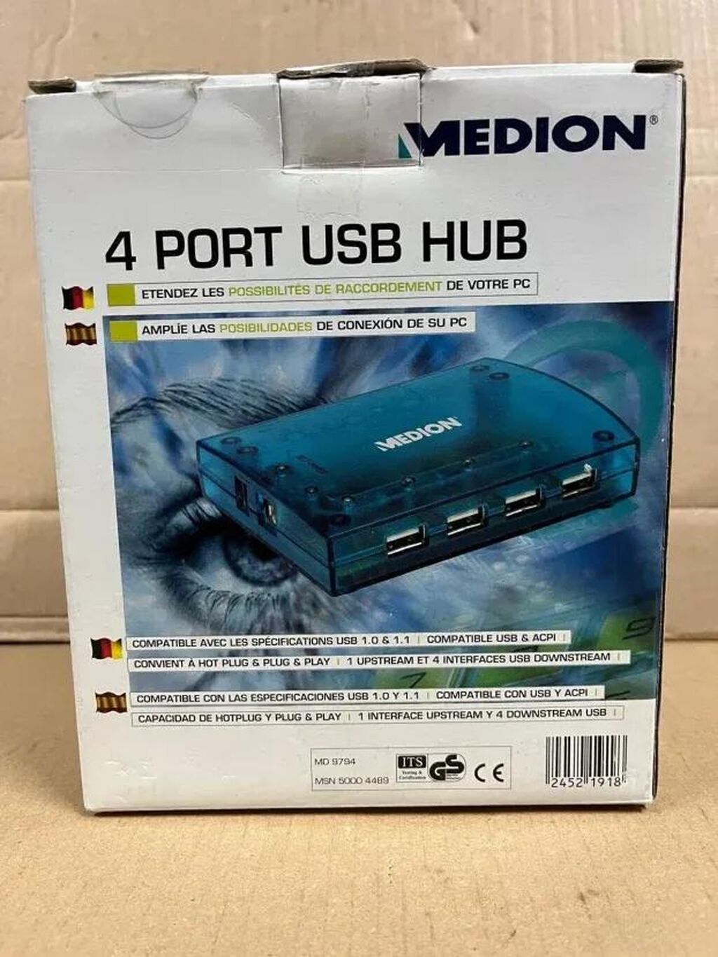 Medion 4-port USB hub (MD 8794) - USB čvorište sa 4 downstream USB