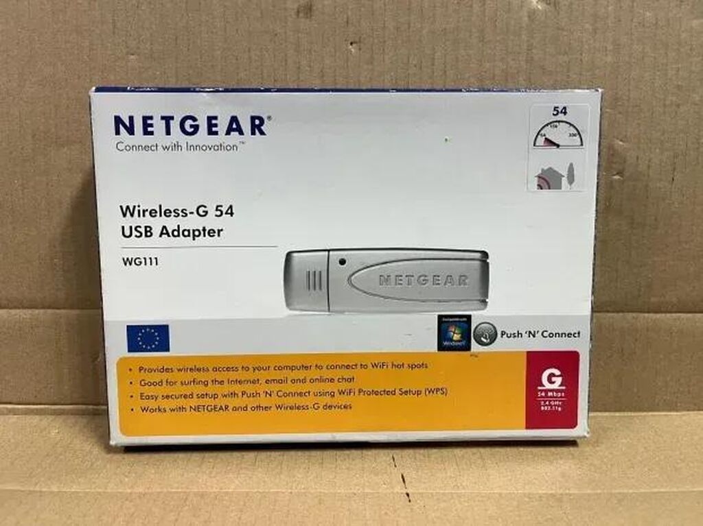 NETGEAR Wireless-G 54 USB Adapter (WG111) - USB WiFi adapter za