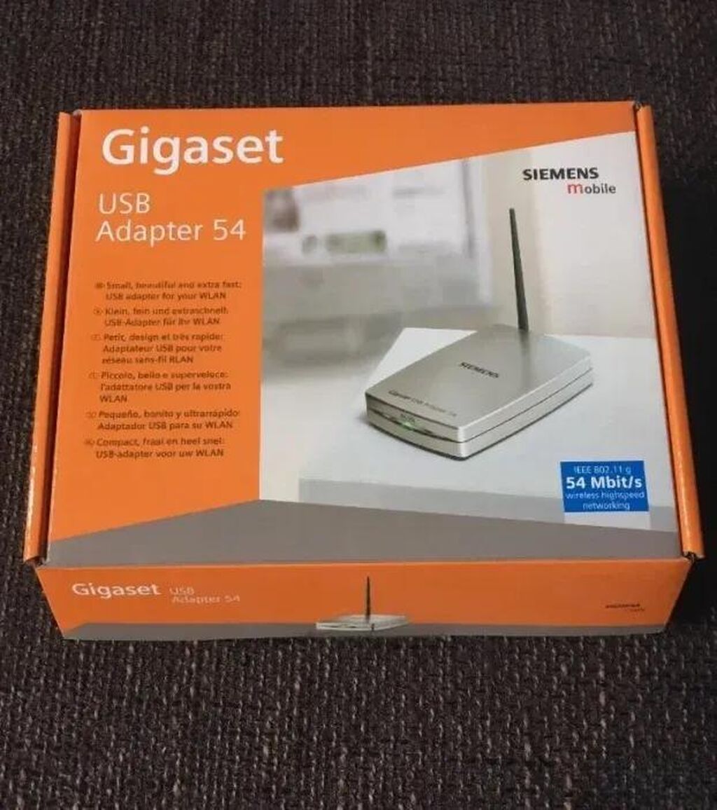 Siemens Gigaset USB Adapter 54 – bežični LAN USB adapter - Standard