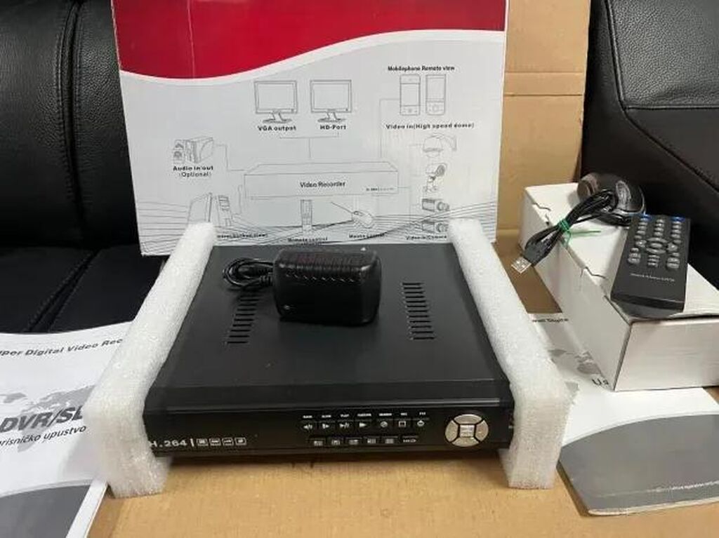 H.264 Network DVR snimač – model SDVR-6108ES-8 - 8-kanalni DVR za