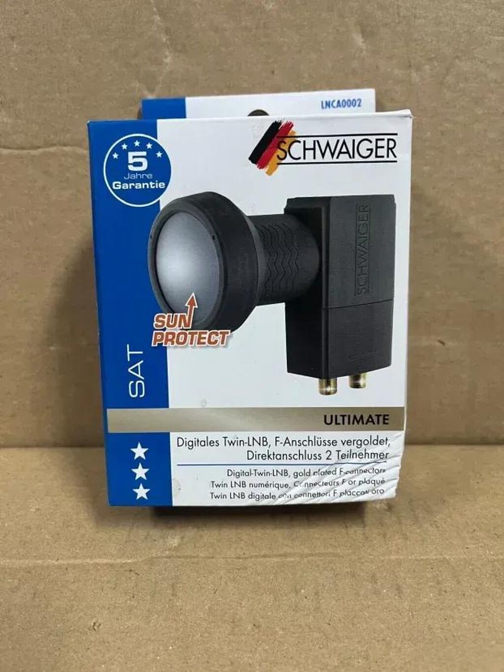 Schwaiger ULTIMATE Digital Twin LNB (model LNCA0002) - Twin LNB za