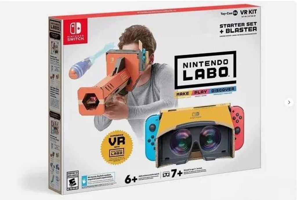 Nintendo Labo VR Kit – Starter Set + Blaster (Toy-Con 04) za Nintendo
