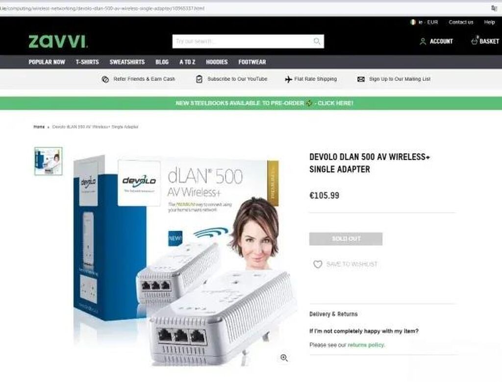 Devolo dLAN 500 AV Wireless+ Powerline set - Powerline adapteri koji