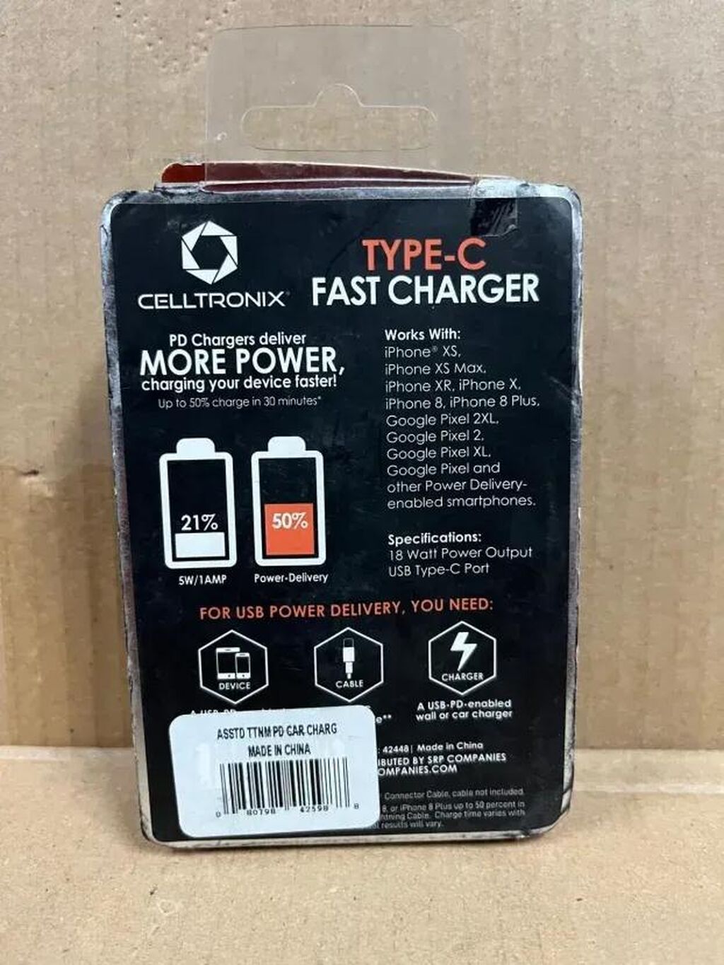 Celltronix / Titanium Type‑C Fast Charger – auto punjač sa USB‑C Power