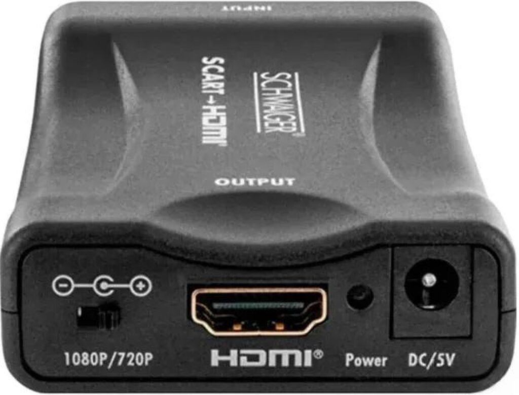 Schwaiger HDMSCA01 533 – SCART na HDMI video konverter Opis: -