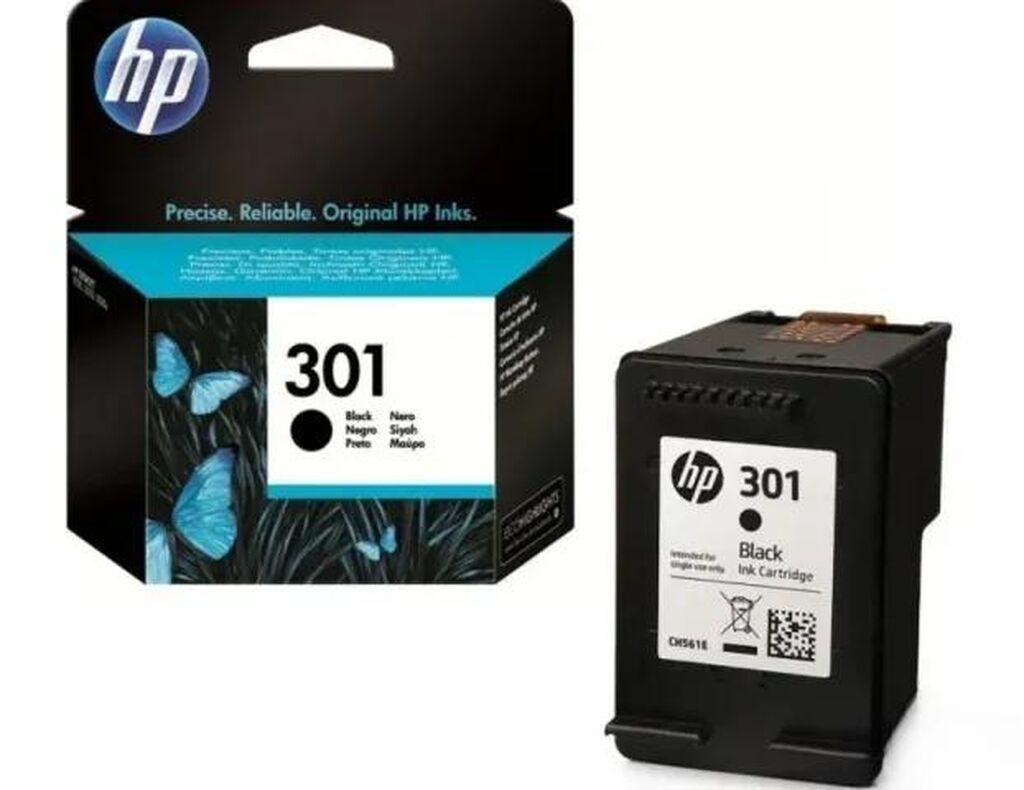 HP 301 Black kertridž (CH561EE) - Originalni HP ink kertridž, crna