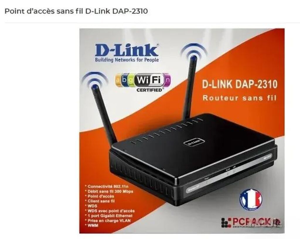 D-Link DAP-2310 bežična pristupna tačka (Wireless N) - Standardi
