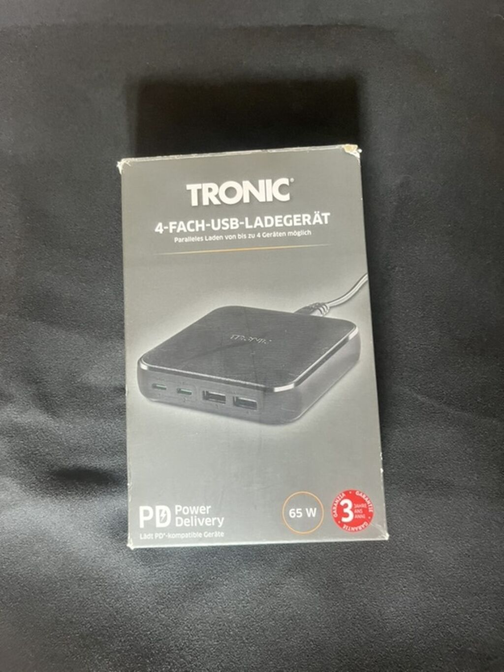 TRONIC 4-portno USB punjačko postrojenje, 65 W, Power Delivery -