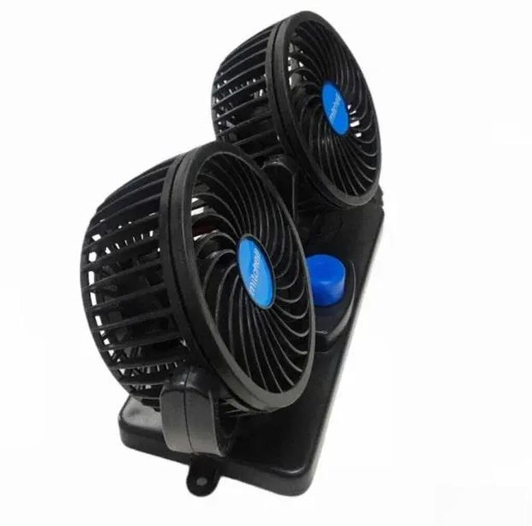 Dvostruki mini ventilator za auto – Mitchell - Dva nezavisna