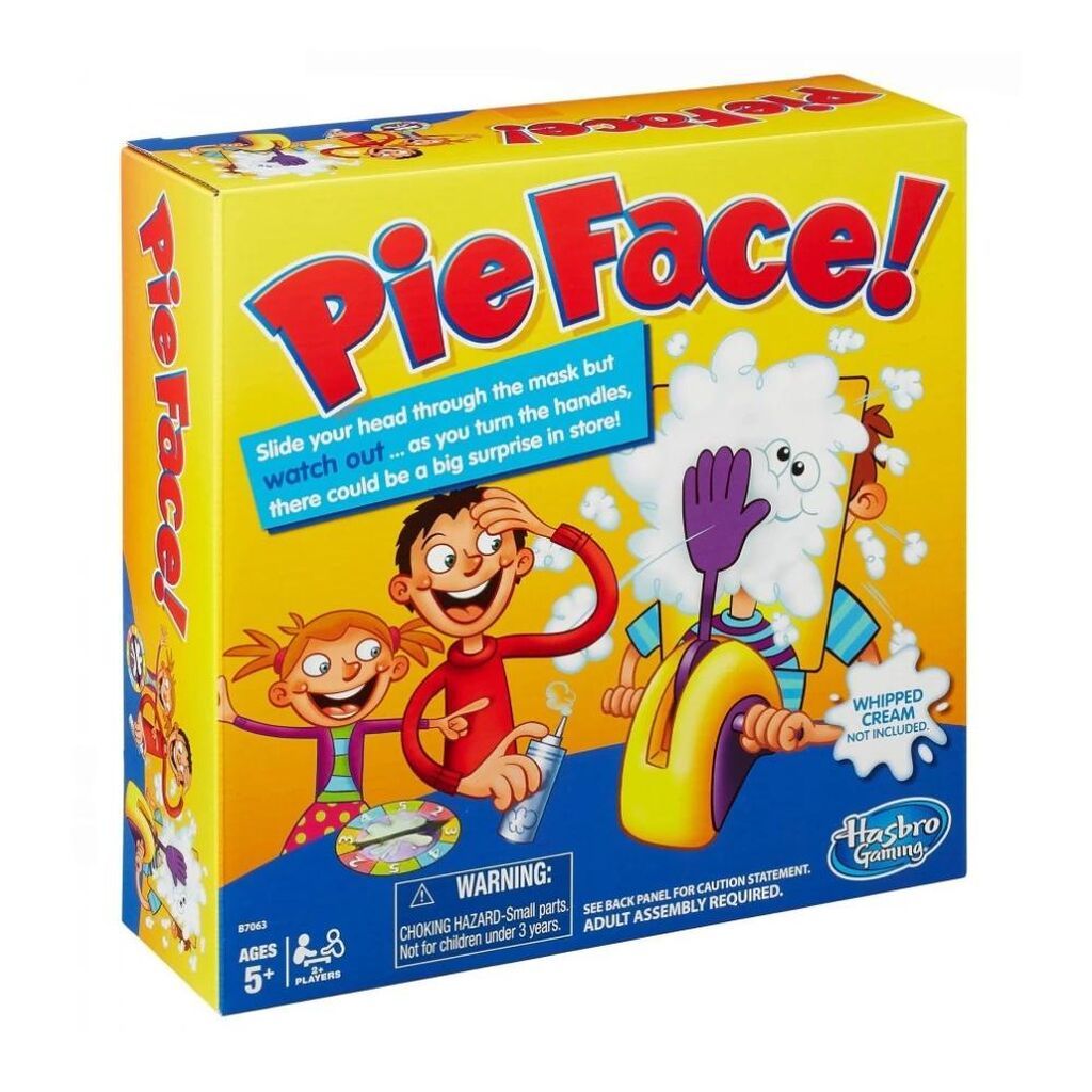 Hasbro društvena igra Pie Face! - Porodična, zabavna igra u kojoj