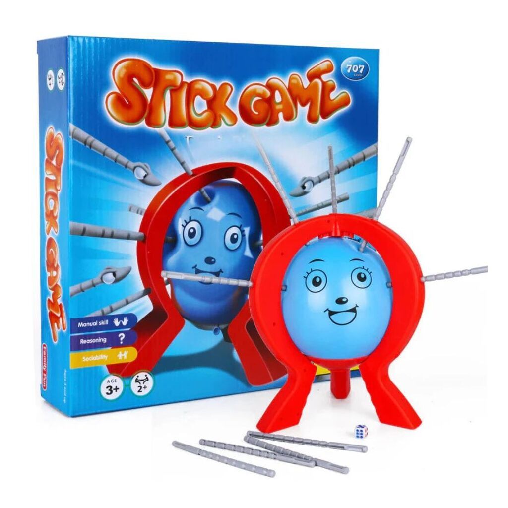 Porodična društvena igra Stick Game – set za veštinu i logiku -