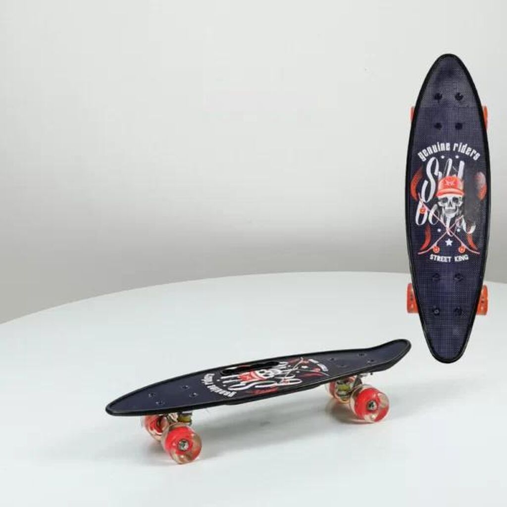 PENNY/mini kruzer skejtbord sa grafikom “Genuine Riders – Street