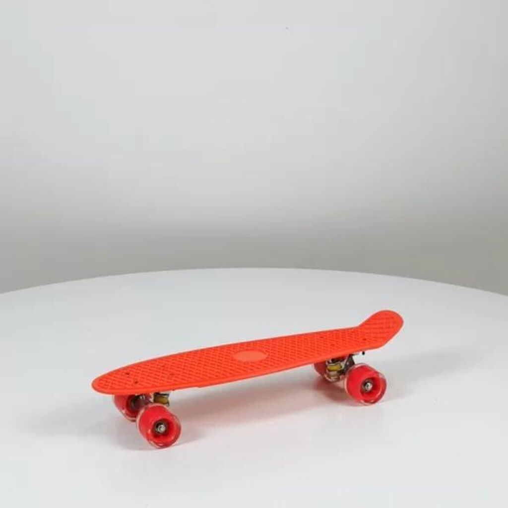 Plastični mini skejt (penny board) – narandžaste boje - Kompaktna