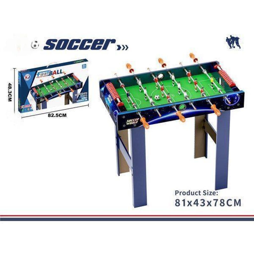 Stoni fudbal – model “Soccer World” - Dimenzije proizvoda: 81 × 43 ×