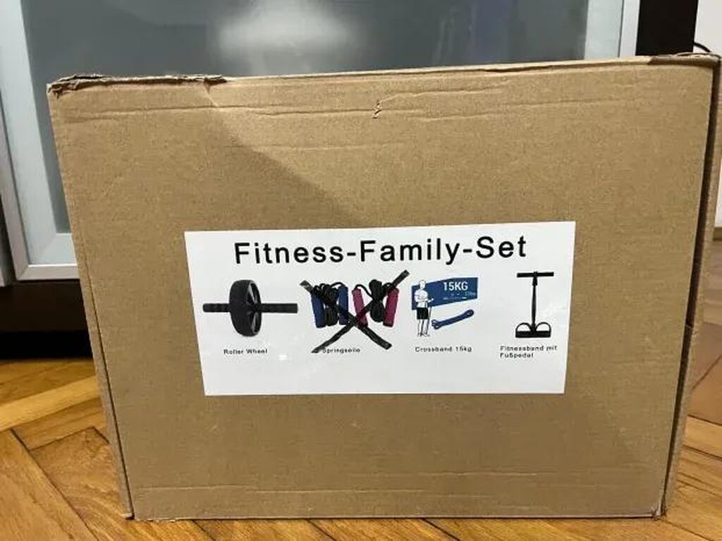 Fitness-Family-Set – komplet za kućni trening Sadržaj kompleta: - Ab
