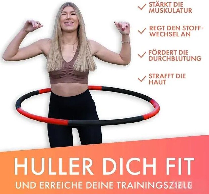 KIANA SPORTS Hula Hoop obruč za trening - Fitness obruč dizajniran u