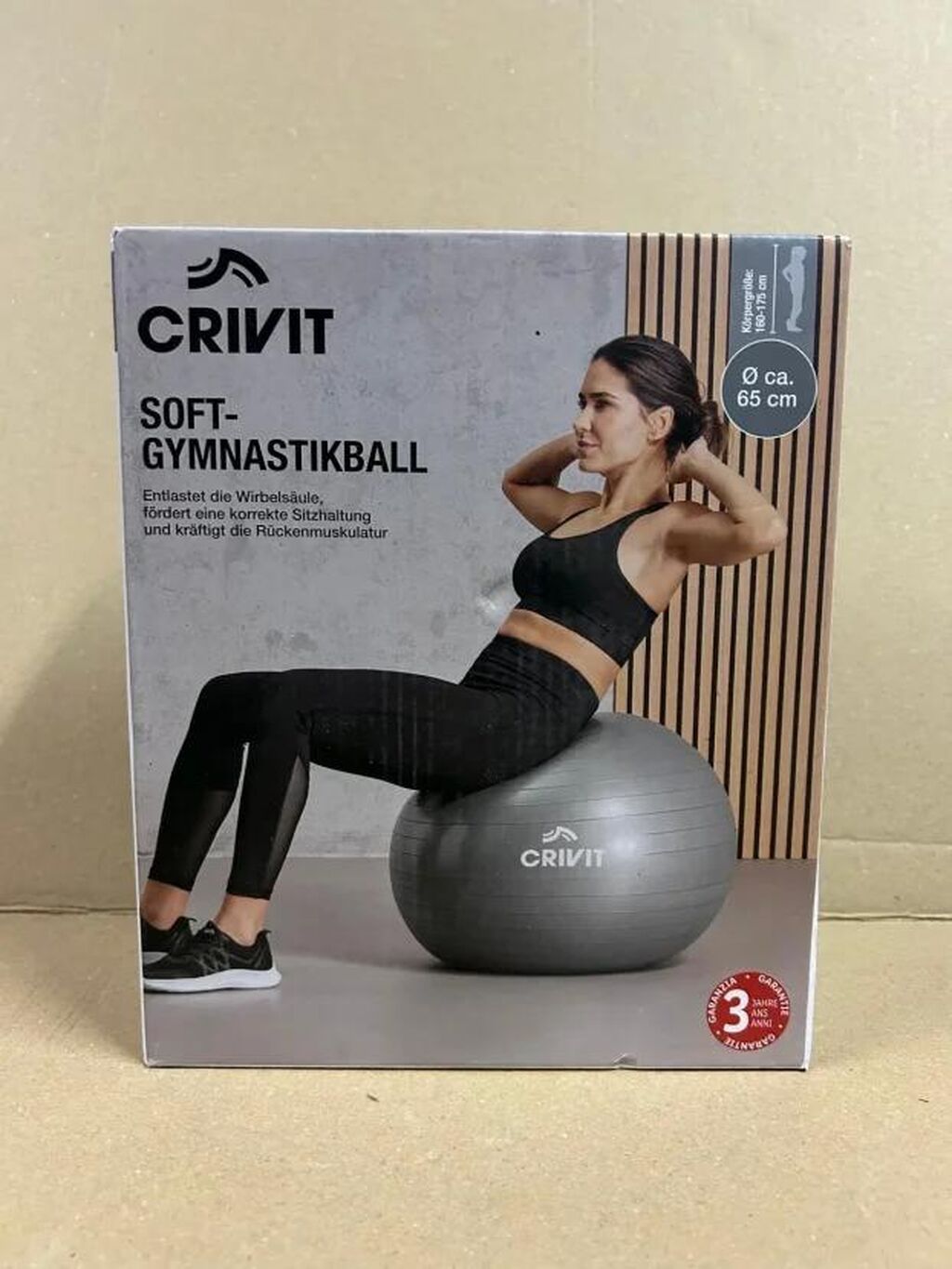 CRIVIT Soft-Gymnastikball – pilates/fitnes lopta pre vežbe