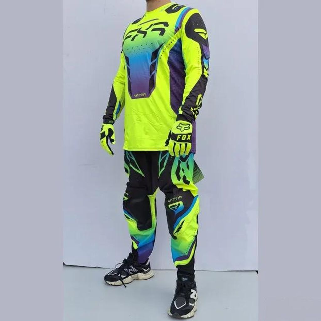 Motokros/enduro komplet – dres, pantalone i rukavice, visokovidljivi
