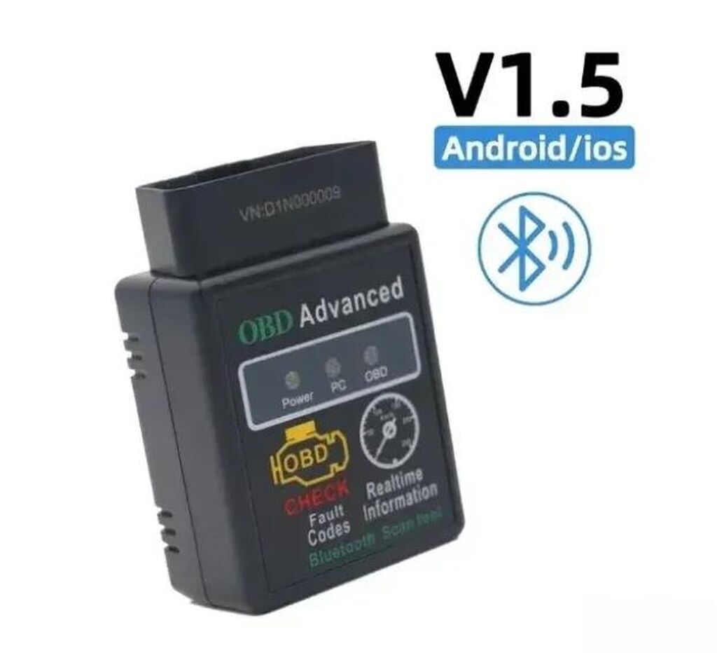 OBD2 Bluetooth dijagnostički adapter V1.5 – za Android i iOS Opis: -