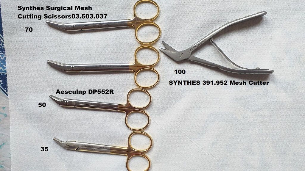 Sečice makaze za konac žicu metalne mrežice titanijum Kao sa slika