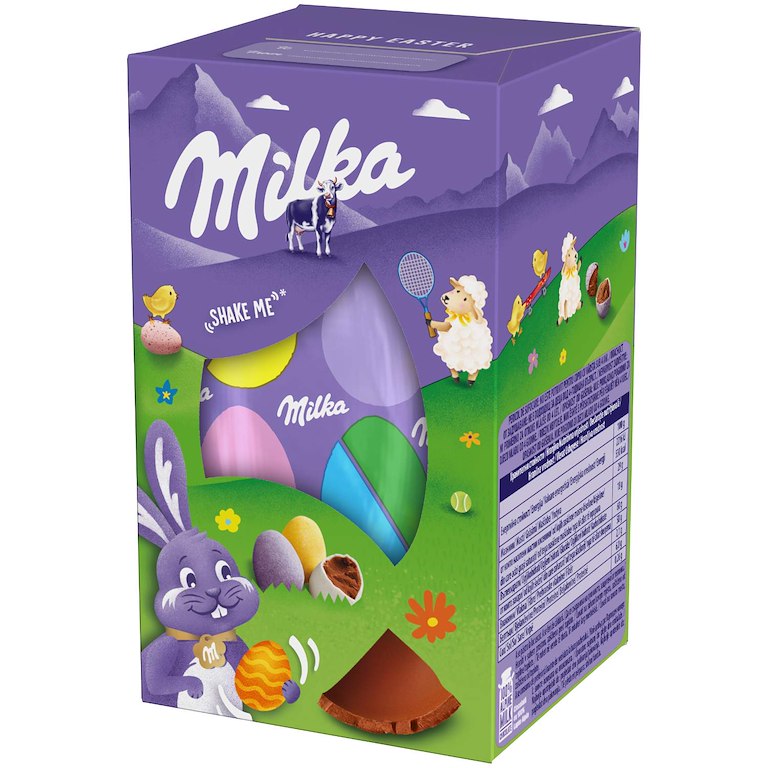 Milka figura shell egg 97g milka
