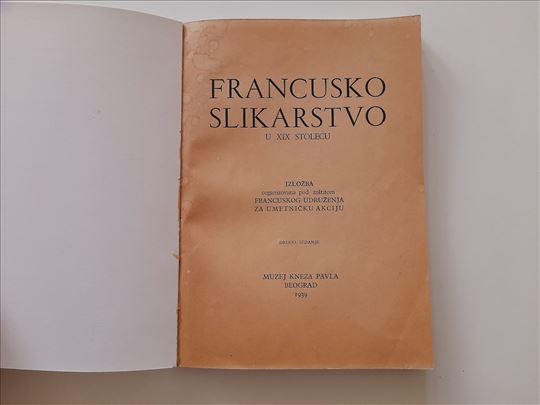 Francusko slikarstvo u XIX stoleću - Katalog izlož