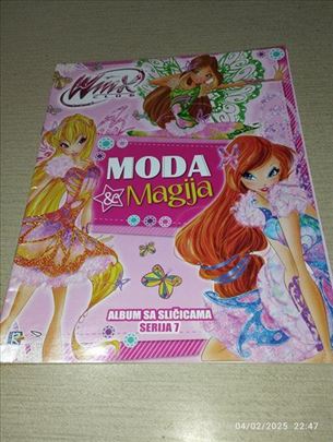 Album za sličice Winx Club moda i magija serija 7
