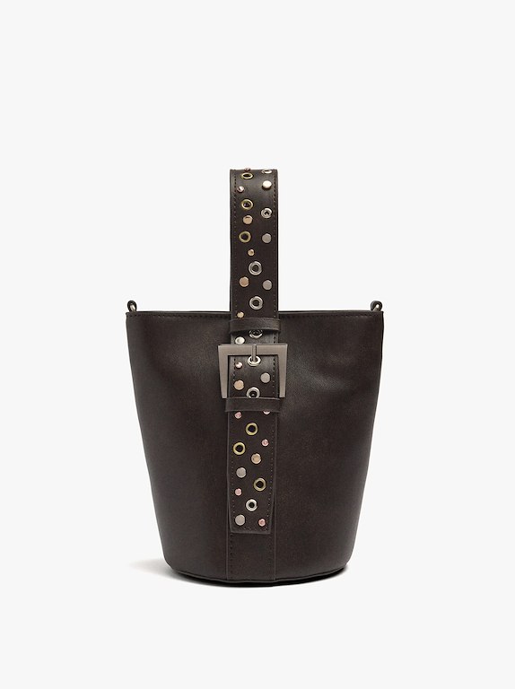 BUCKET BAG WITH STUDS