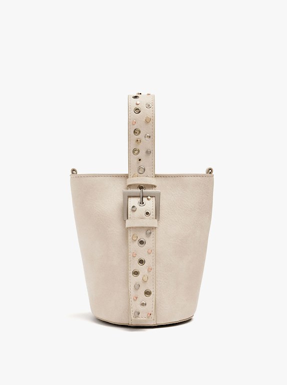 BUCKET BAG WITH STUDS