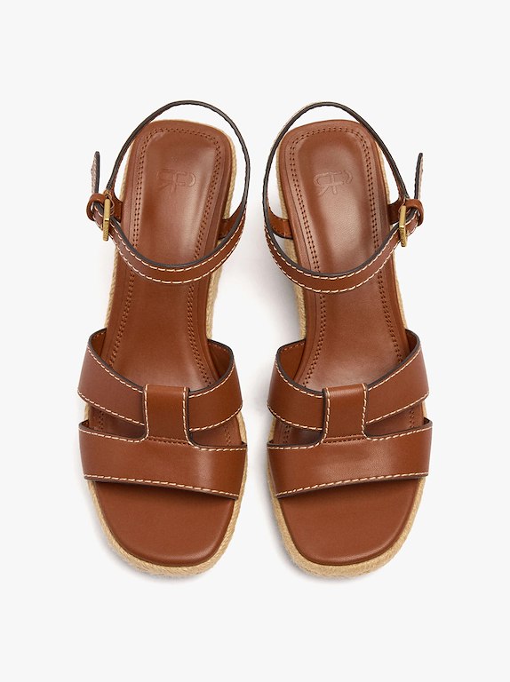 WEDGE SANDALS WITH STRAPS