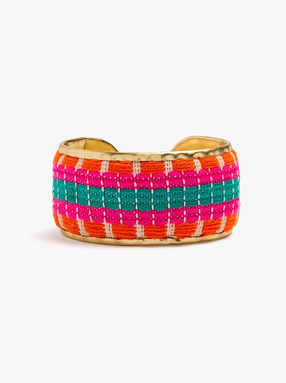 RIGID BRACELET WITH MULTICOLOR LINES