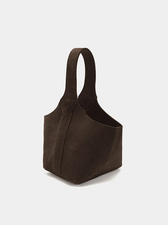 SUEDE BUCKET BAG