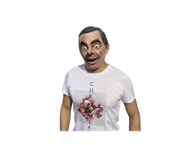 Maska Mr. Bean Za Noć Veštica Halloween Maskenbal M2