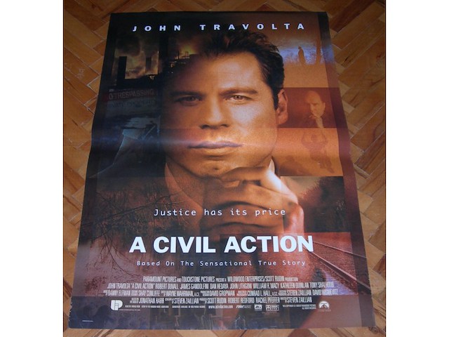 A Civil Action (John Travolta) - filmski plakat
