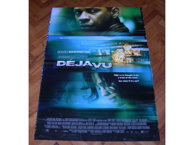 Deja Vu (Denzel Washington) - filmski plakat