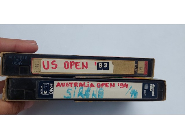 US OPEN 93 i Australien Open 94 na VHS