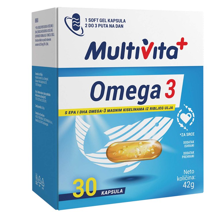 Multivita kapsule omega 3 30/1 multivita