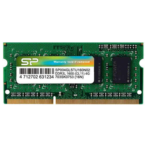 SILICON POWER Low Voltage SODIMM DDR3L 4GB 1600MHz