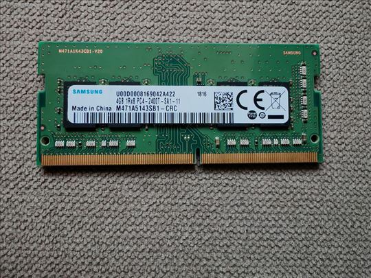 Samsung 4GB 1Rx8 PC4-2400T-SA1-11 memorija