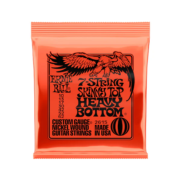 Ernie Ball 2615 Skinny Top Heavy Bottom Slinky 7-String (10–62)