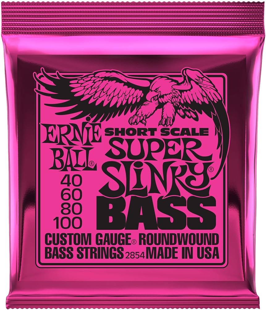 Ernie Ball 2854 Super Slinky Short Scale 40-100 Žice za bas gitaru
