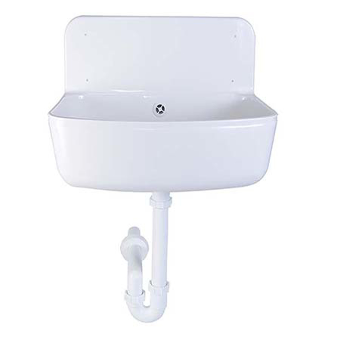 Lavabo PVC Vindabona STY-350 490x350 mm beli komplet sa sifonom
