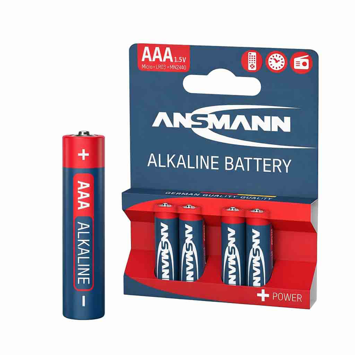Baterija AAA 1.5V LR03 alkalna ANSMANN komad