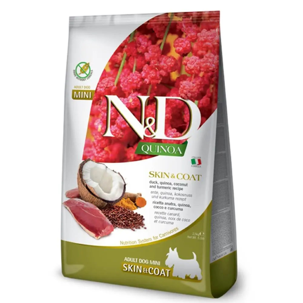 N&D QUINOA Skin and Coat Duck Coconut 800 g Hrana za pse
