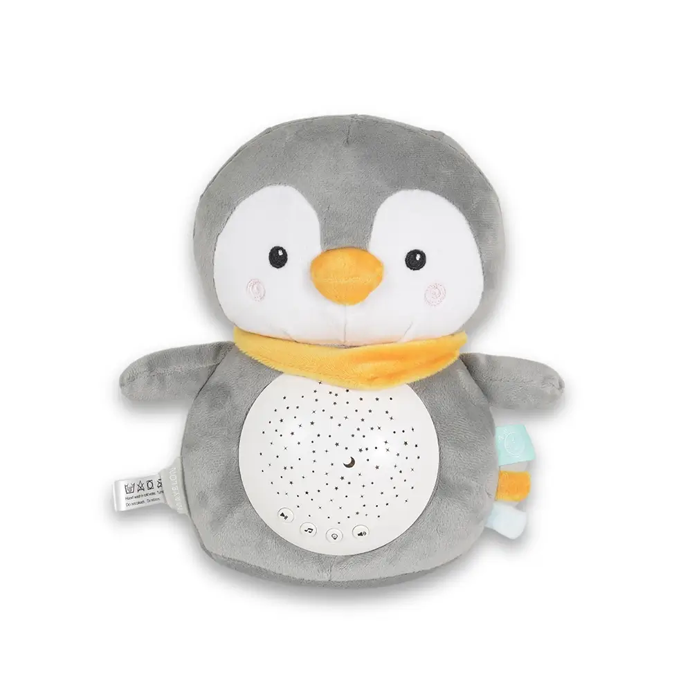 Moni Toys Noćna lampa – bela buka i projektor Snuggly Penguin