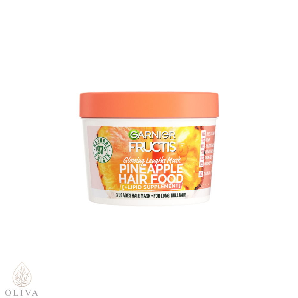 GARNIER FRUCTIS HAIR FOOD PINEAPPLE MASKA ZA KOSU 390 ML